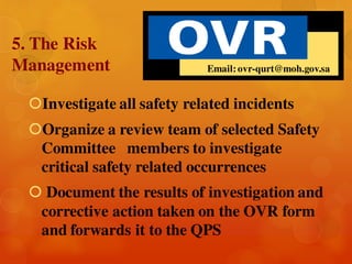 Occurrence Variance Report and Sentinel Event Reporting System | PDF