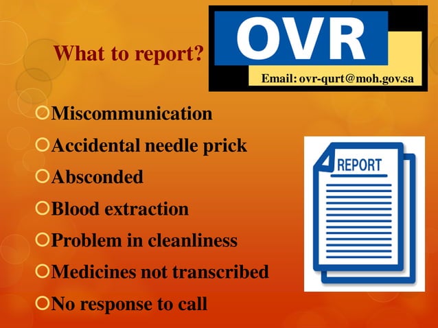 Occurrence Variance Report and Sentinel Event Reporting System | PDF