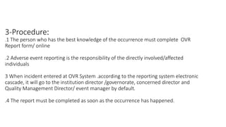 Occurrence Variance Reporting 2.pptx