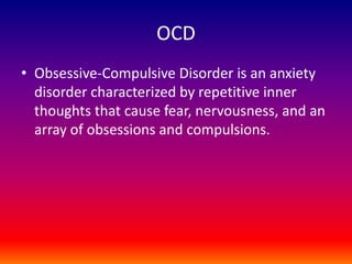 Ocd | PPTX