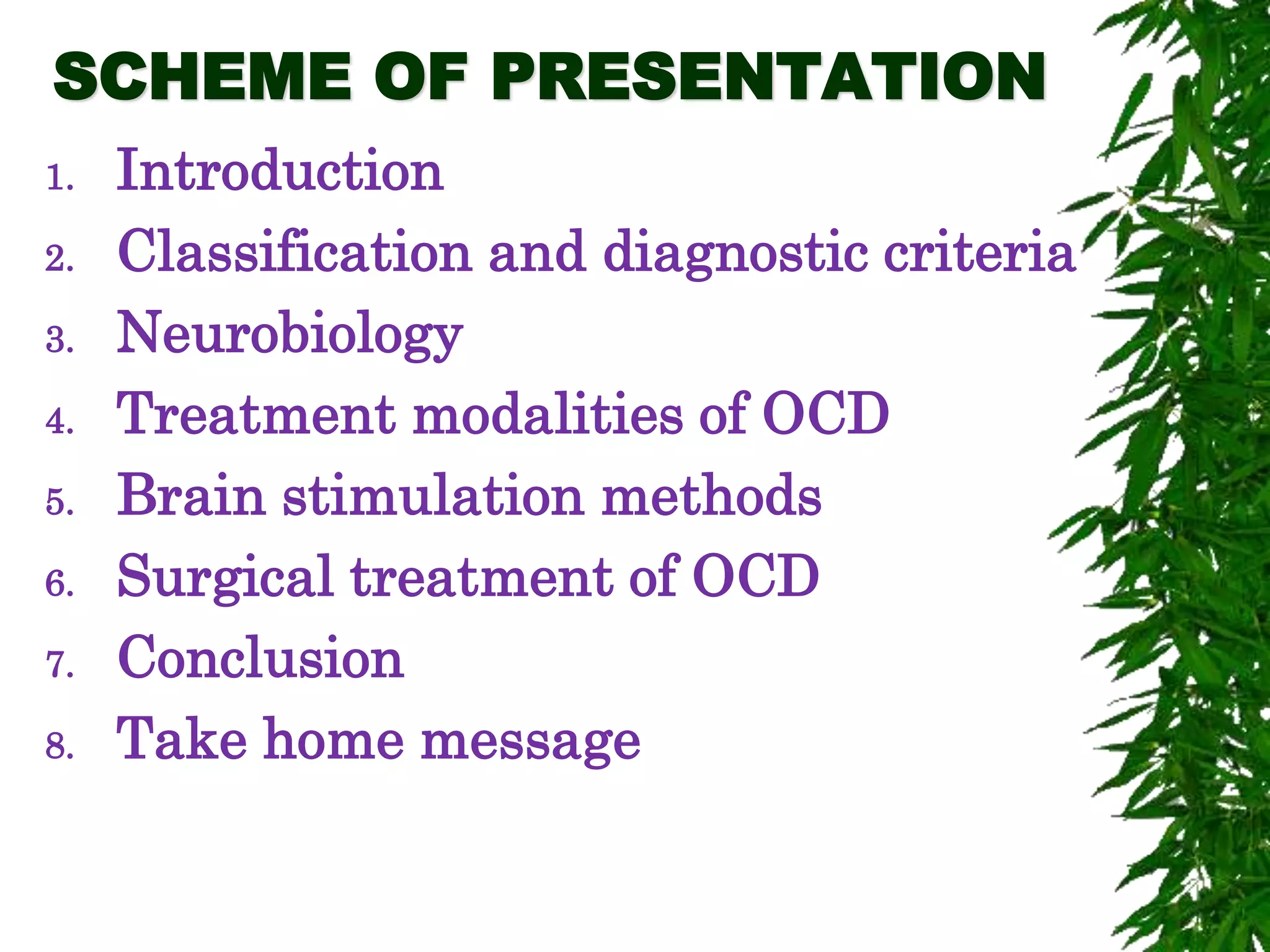 BRAIN STIMULATION METHODS IN OCD | PPTX | Brain and Nervous System ...