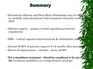 BRAIN STIMULATION METHODS IN OCD | PPTX
