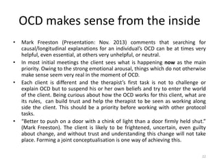 Understanding in treating resistance in OCD through EMDR | PPT