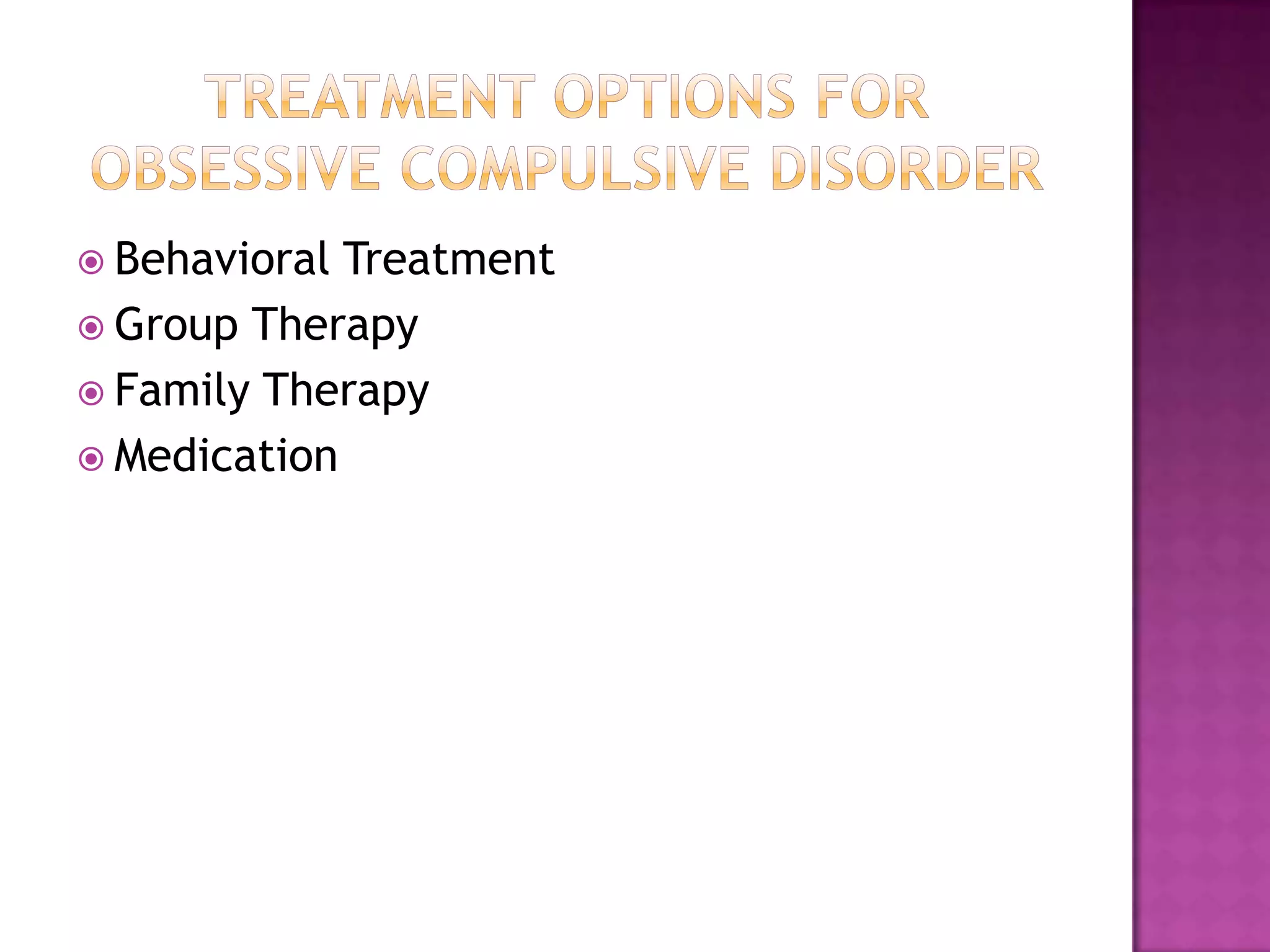 OCD Outline | PPT