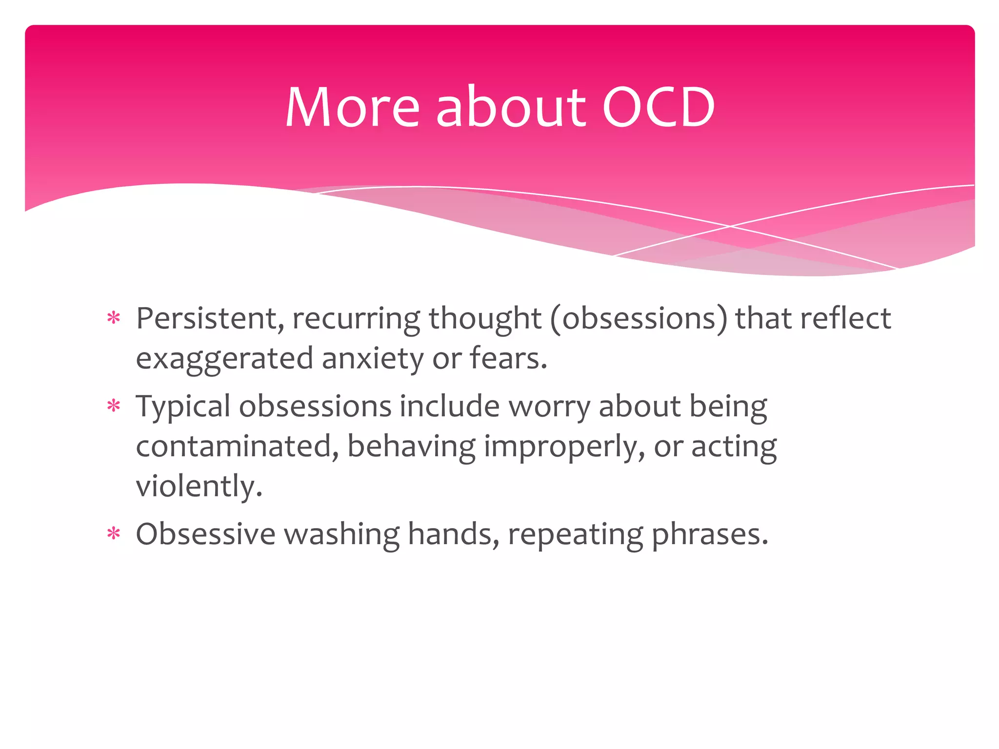 OCD power point. | PPTX