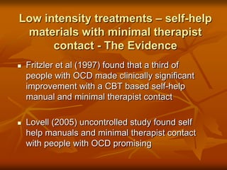 OCD Action - Guided Self Help – Karina Lovell | PPT