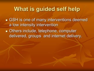 OCD Action - Guided Self Help – Karina Lovell | PPT