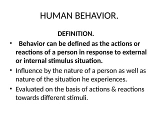 Neurological basis of human behavior by Dr. Aamir.pptx