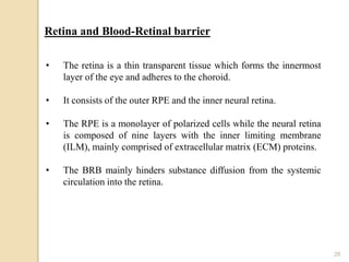 BARRIERS OF DRUG PERMEATION OF OCCULAR DRUG DELIVERY SYSTEM | PPTX