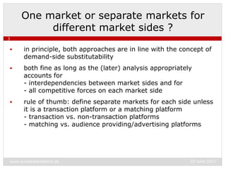 Multi-sided markets – Rasek – June 2017 OECD discussion | PPT