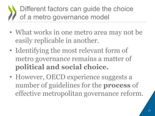 Gettin cities right: What role for metropolitan governance?, Marissa ...