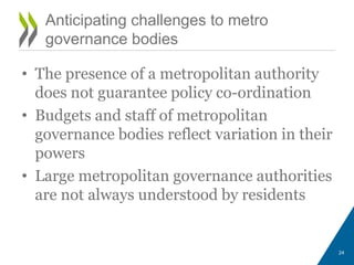 Gettin cities right: What role for metropolitan governance?, Marissa ...