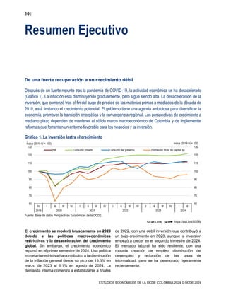 Informe de la OCDE 2024 Colombia completo actual | PDF
