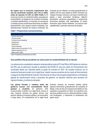 Informe de la OCDE 2024 Colombia completo actual | PDF
