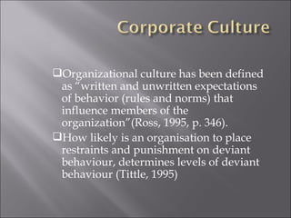 Organi-Deviance Part I | PPT