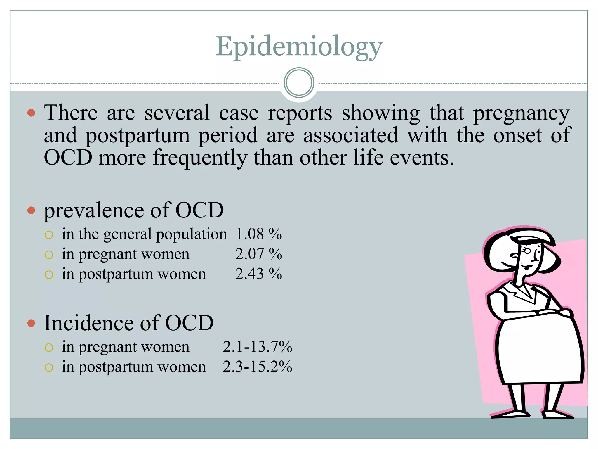 Ocd in pregnant and postpartum women | PPTX