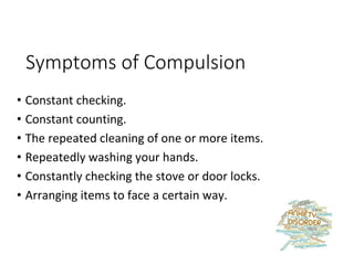Obsessive Compulsive Disorder | PPTX
