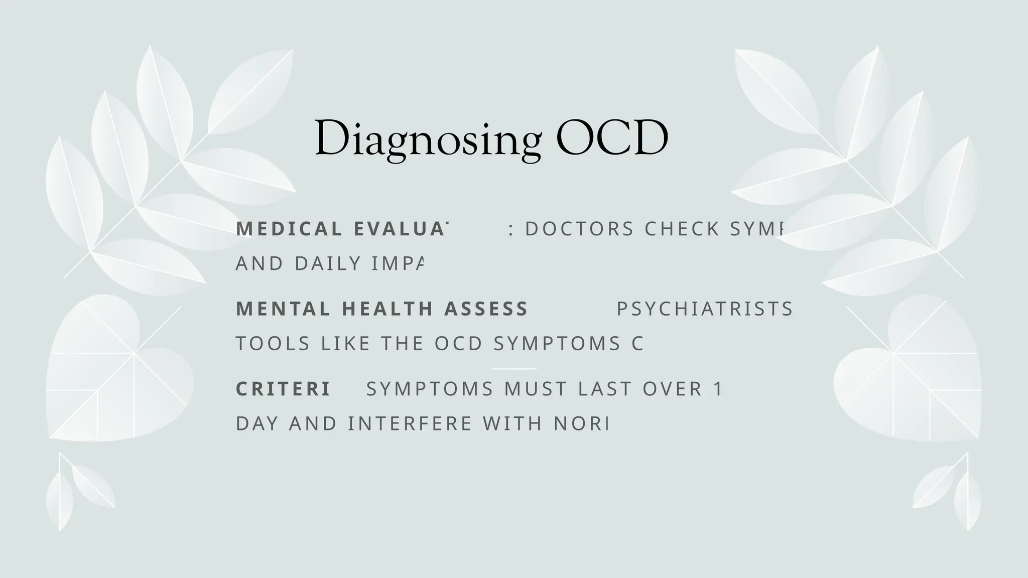 📝 OCD Symptoms Checklist: Recognize the Signs 🧠 | PPT