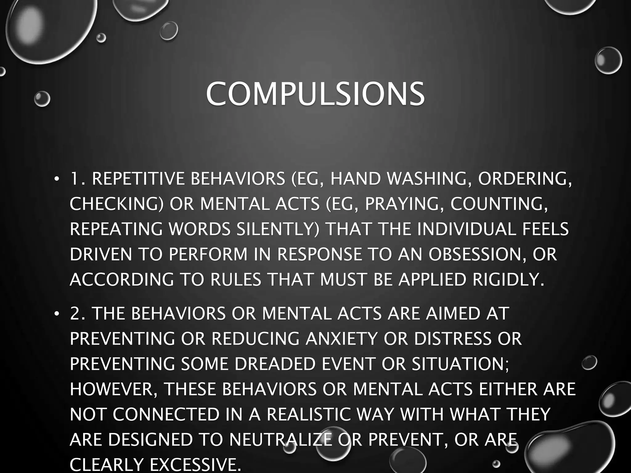 Ocd pathophysiology & updated treatment | PPTX