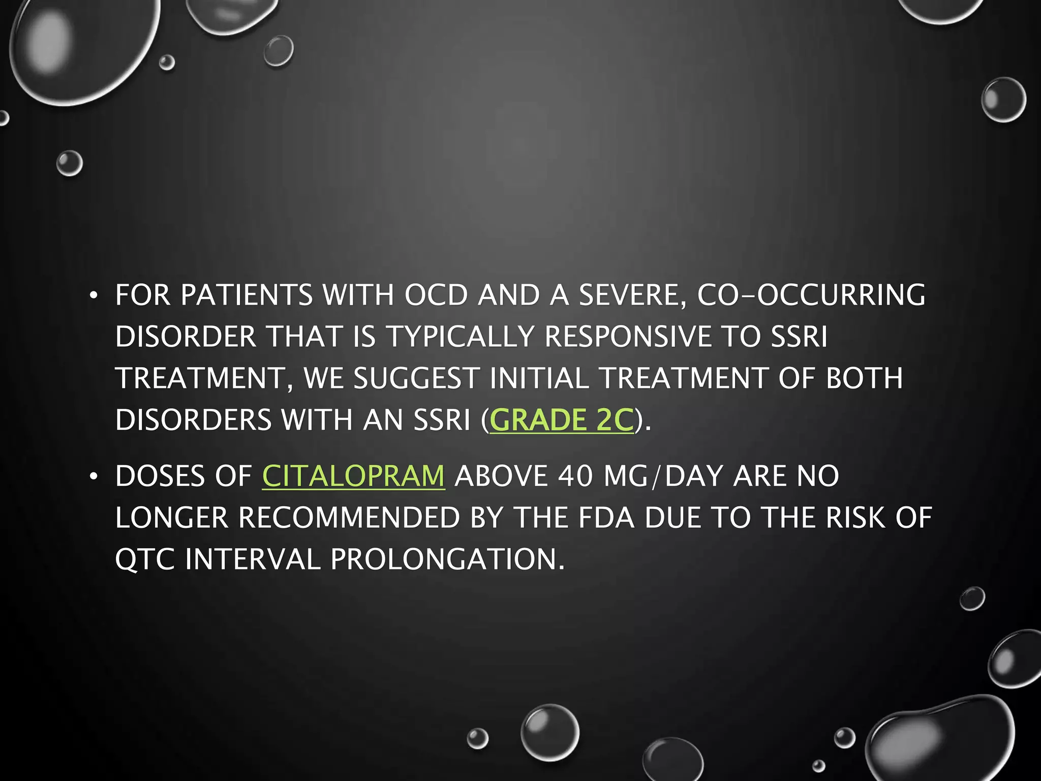 Ocd pathophysiology & updated treatment | PPTX