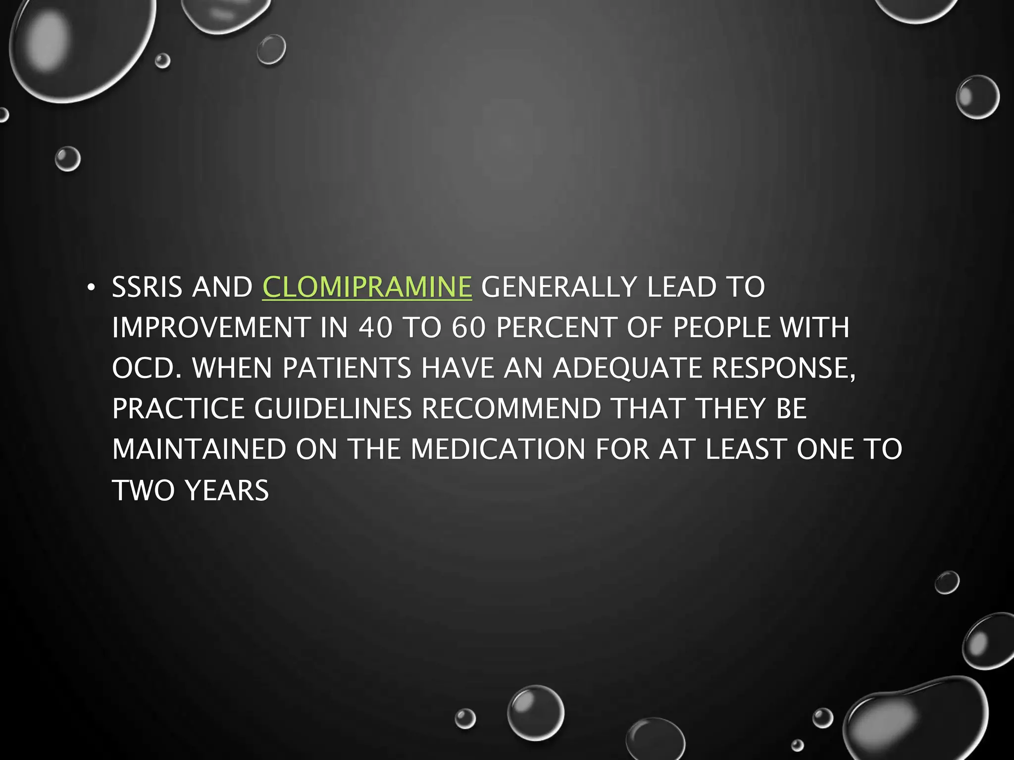 Ocd pathophysiology & updated treatment | PPTX