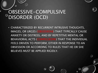 Ocd pathophysiology & updated treatment | PPTX