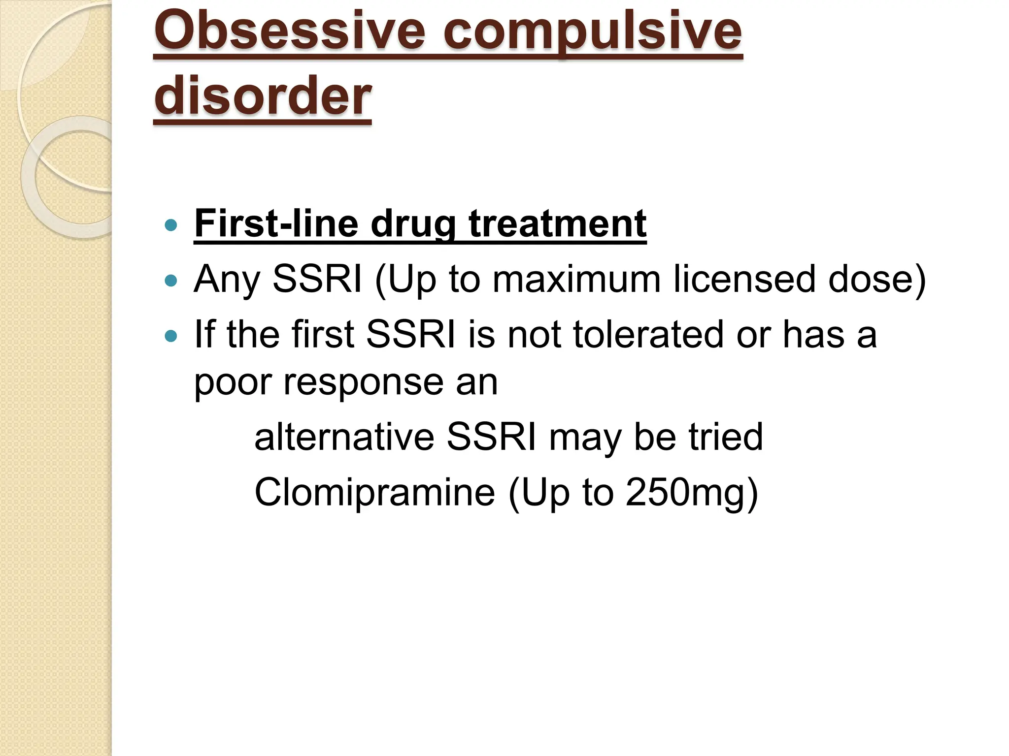 Obsessive Compulsive Disorder treatment update.pptx