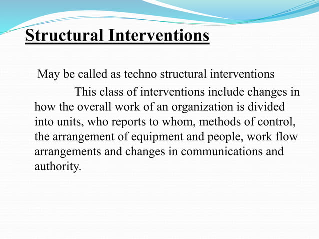 Structural Interventions | PPT