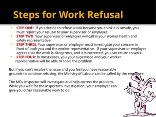 Occupational Health and Safety Training Presentation | PPTX