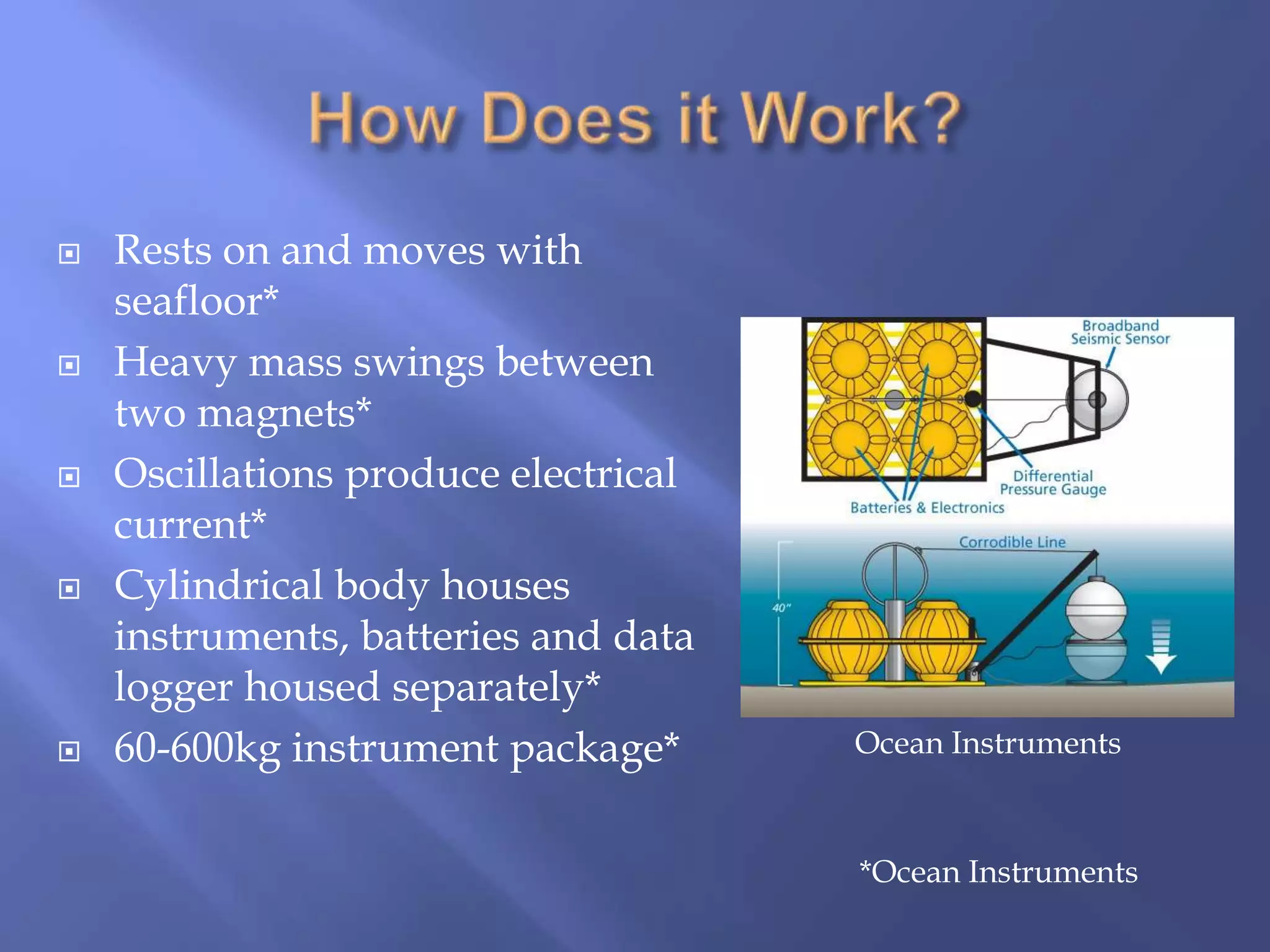 The Ocean Bottom Seismometer | PPTX | Geography | Science