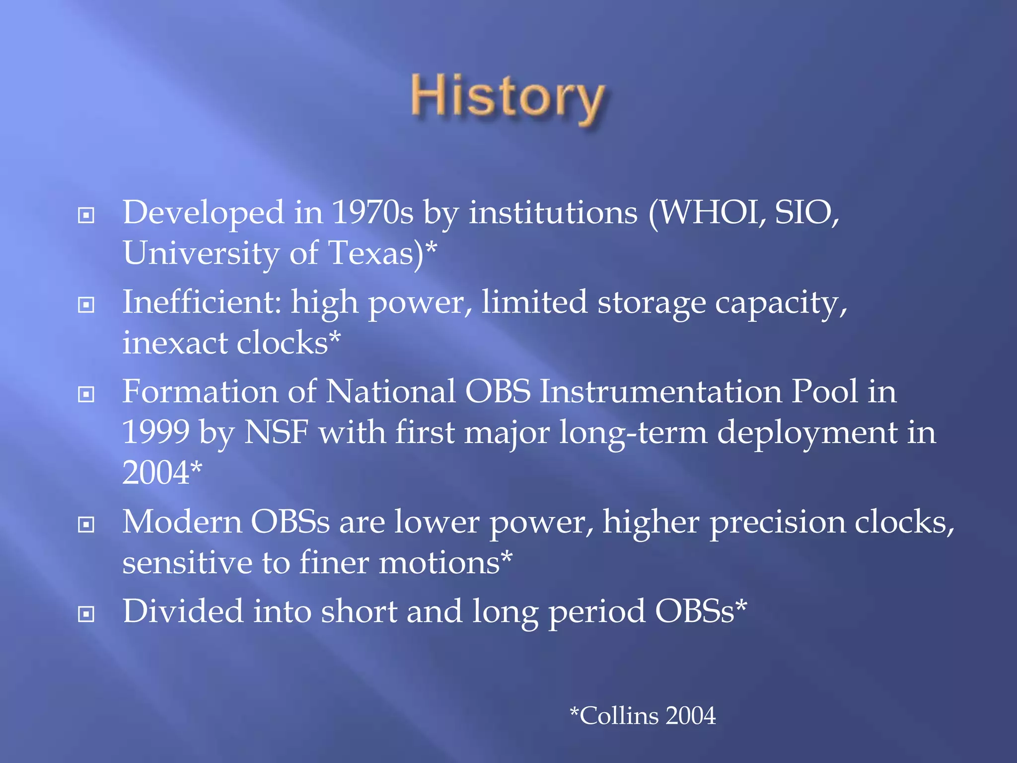 The Ocean Bottom Seismometer | PPTX | Geography | Science