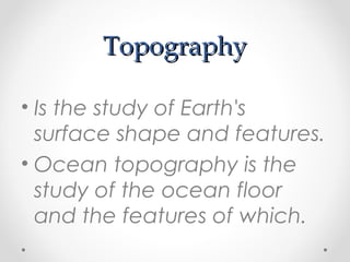 Ocean topography | PPT