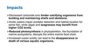 Ocean acidification and its impacts.pptx