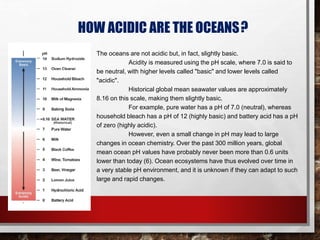 Ocean acidification | PPT