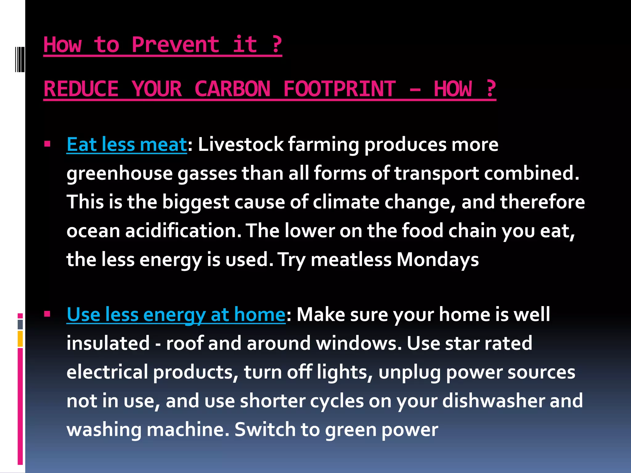 Ocean acidification & its prevention | PPTX