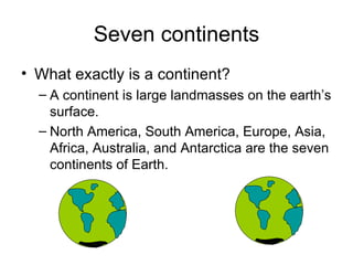 Ocean and continents overview | PPT