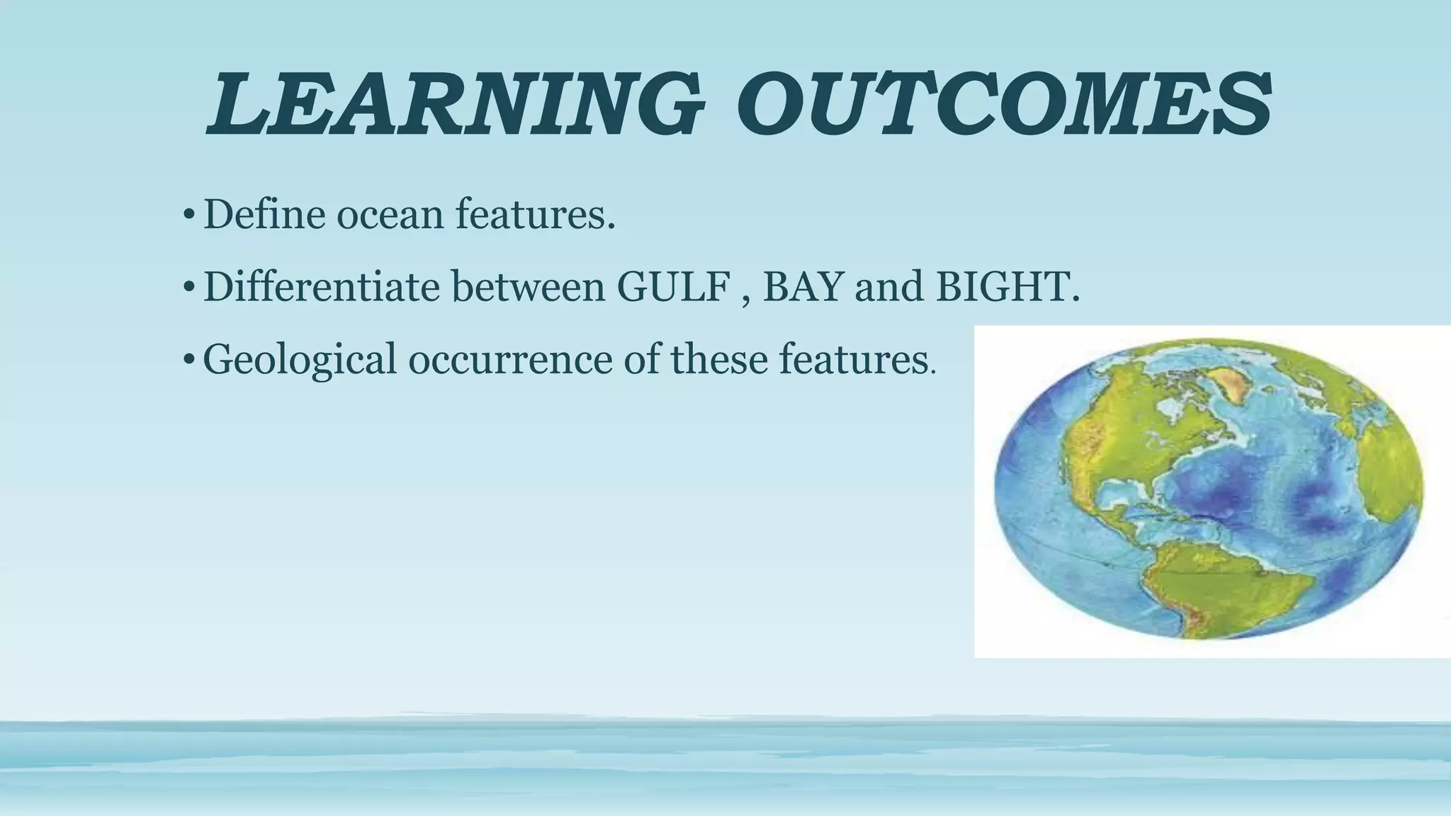 Ocean and seas (class VIII) | PDF