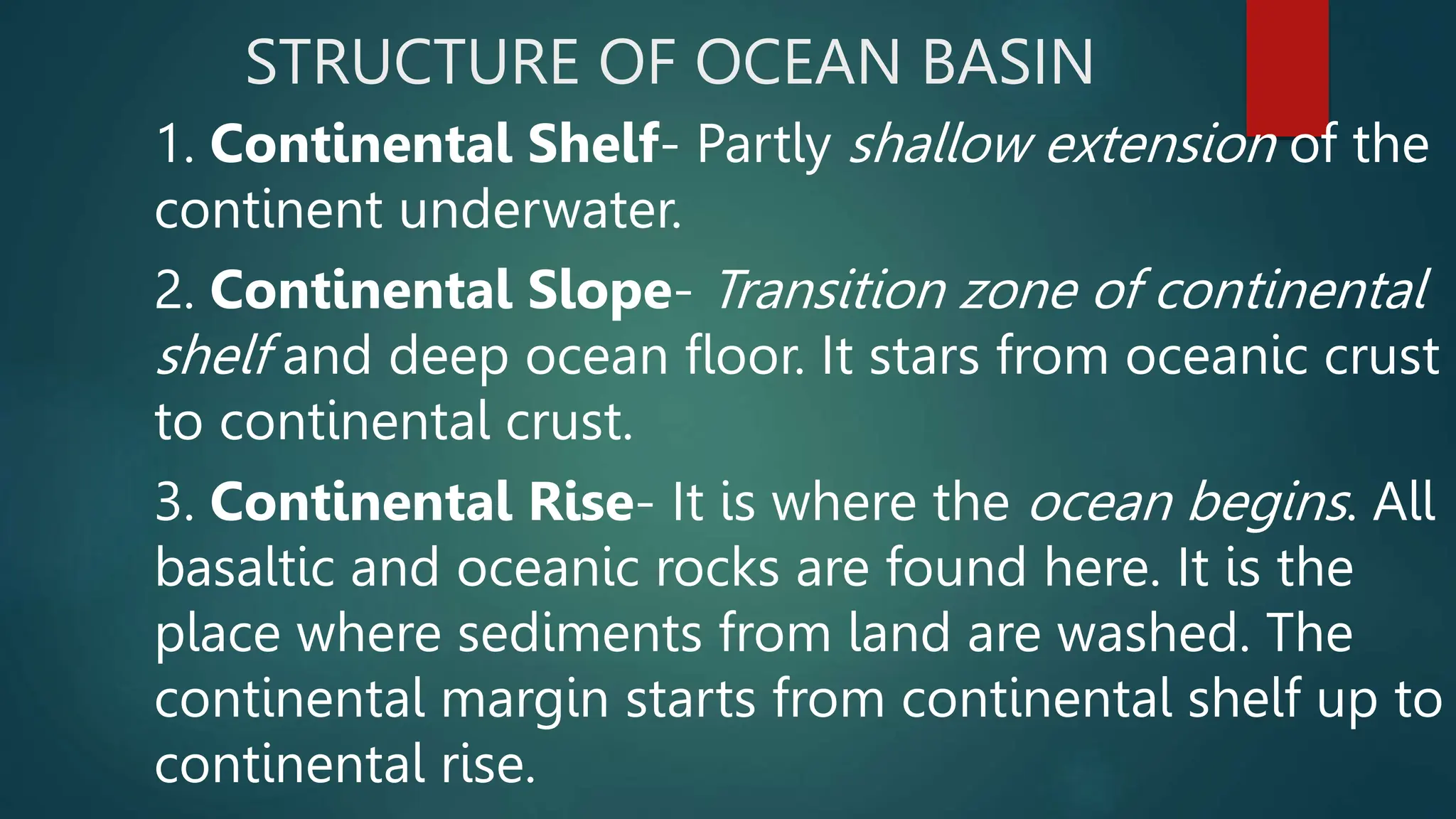 OCEAN BASIN .pptx.earth and life science | PPTX