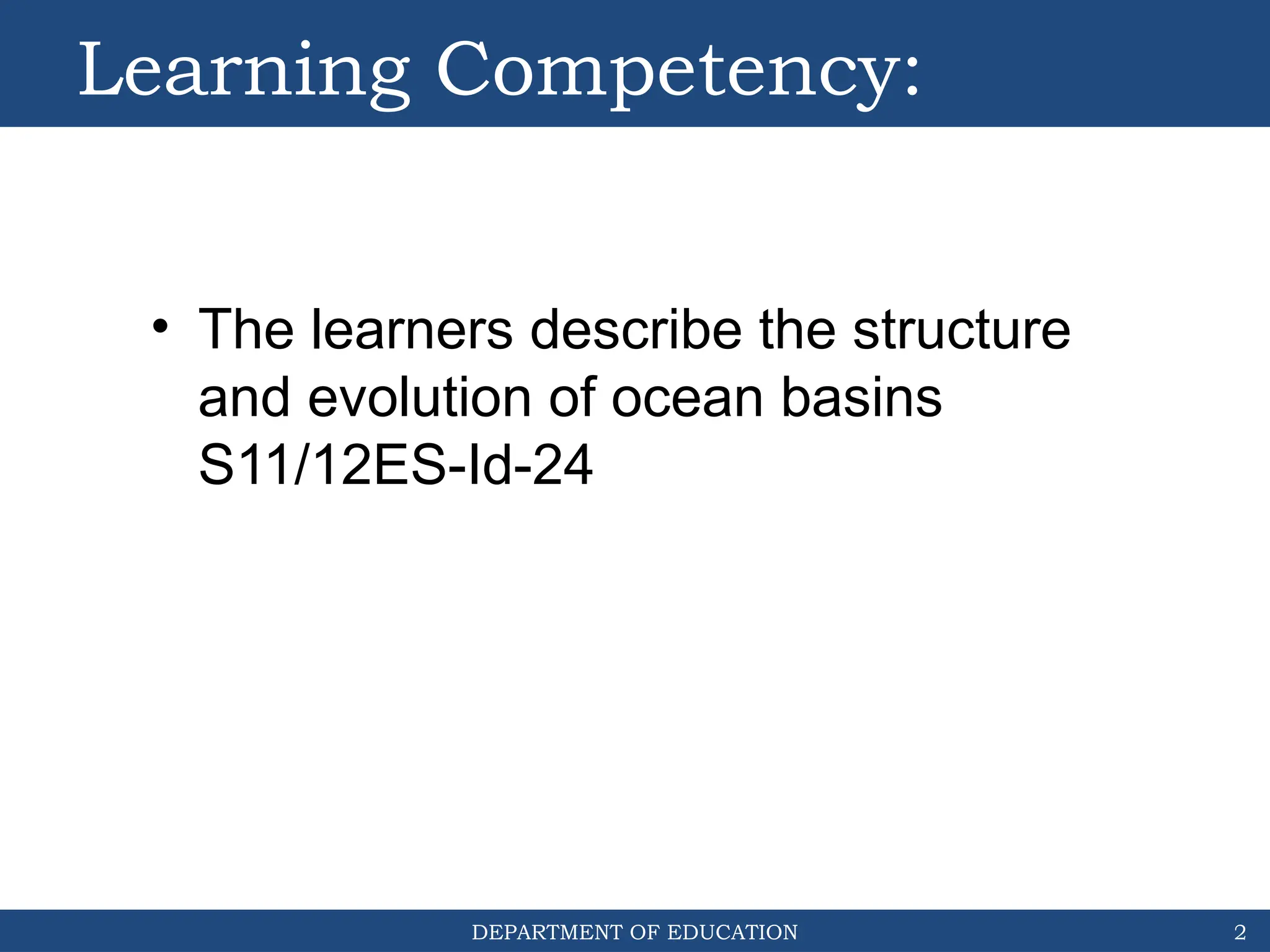 OCEAN BASIN - its structure and evolution. | PPT