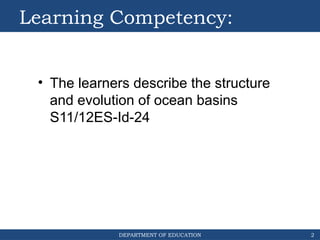 OCEAN BASIN - its structure and evolution. | PPT