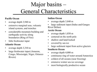 Ocean basins | PPTX