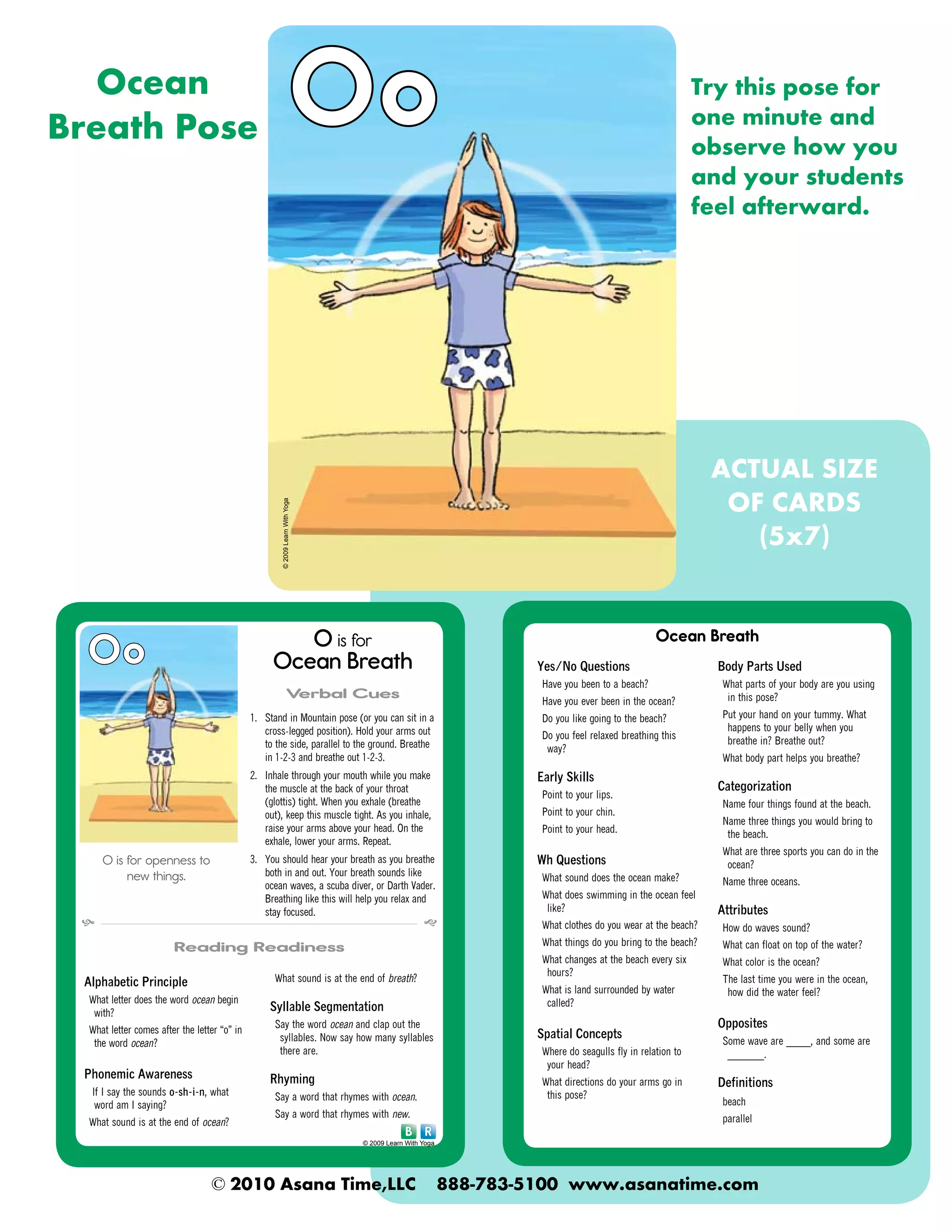 Ocean Breath Pose Sample | PDF