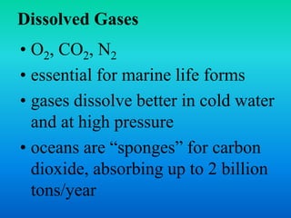 Ocean Chemistry | PPT