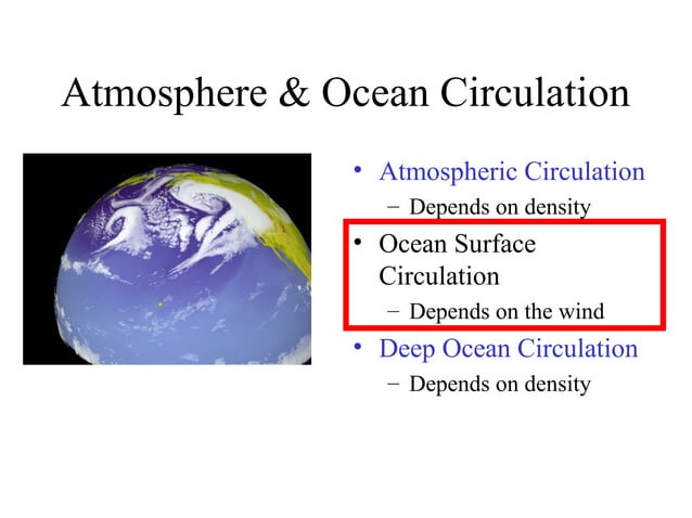 Ocean circulation | PPT | Geography | Science
