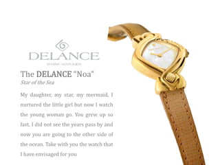 Ocean Collection Delance Swiss Watches for women | PPT