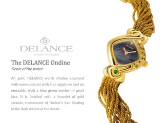 Ocean Collection Delance Swiss Watches for women | PPTX
