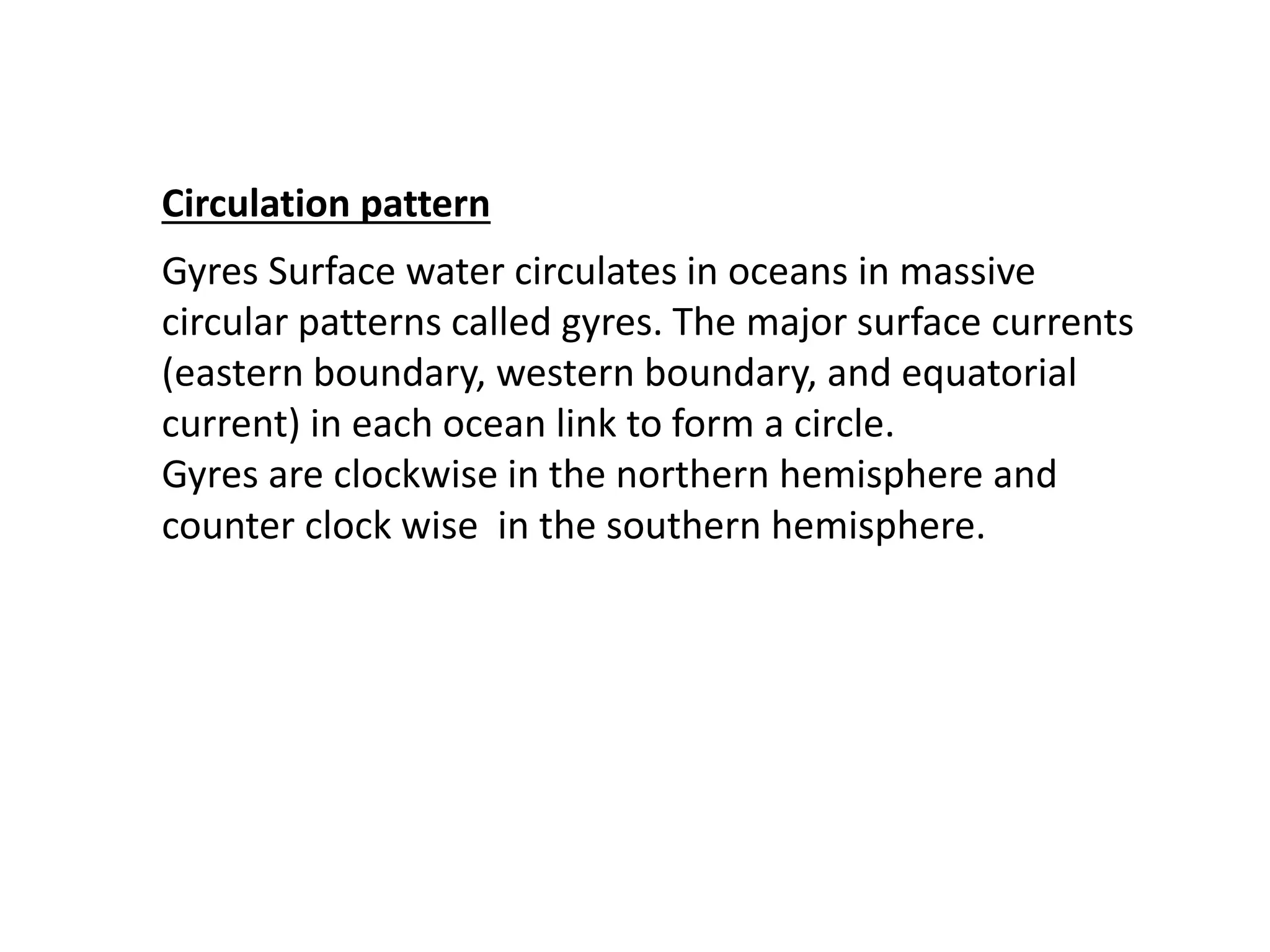 Ocean Current for students of class 9 and 10 ICSe board best ...