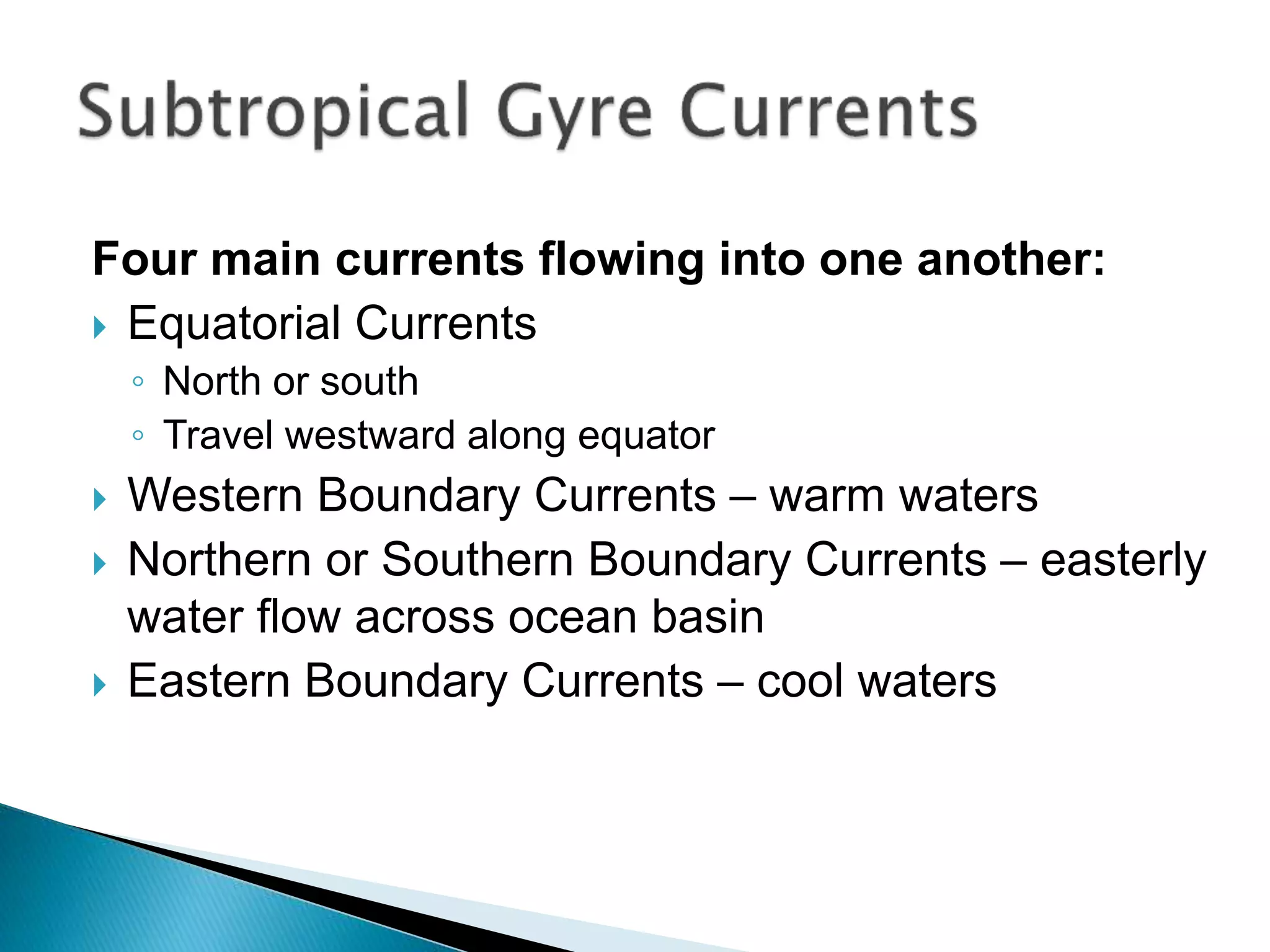 Ocean currents | PPTX