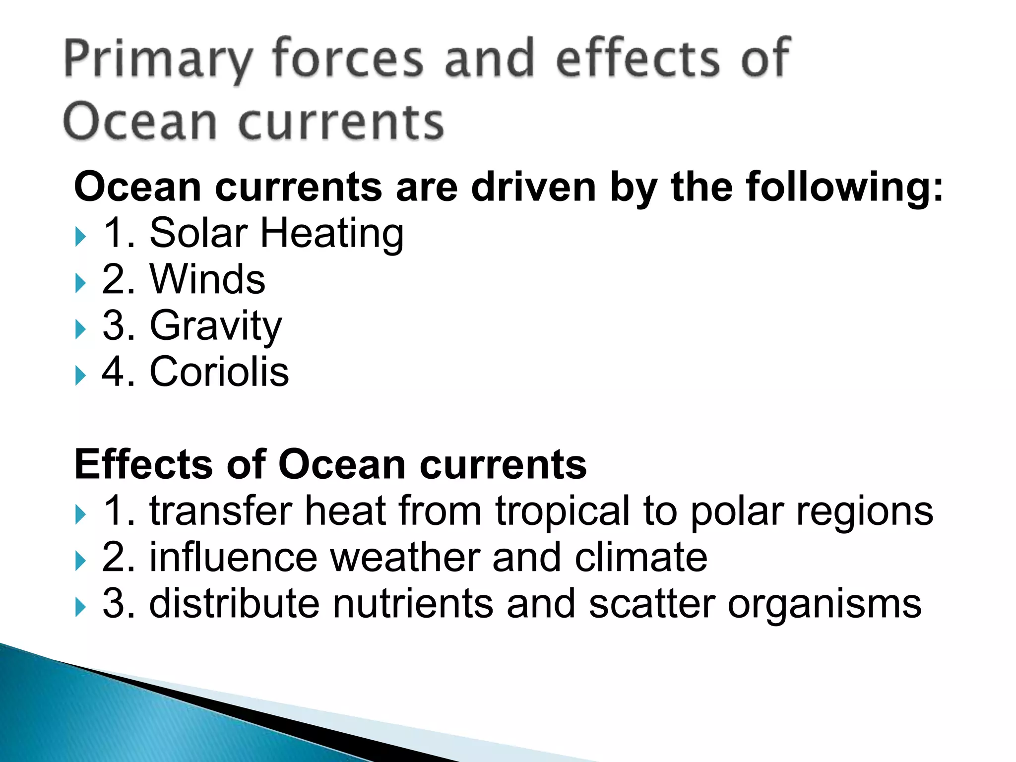 Ocean currents | PPTX