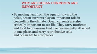 Ocean currents | PPTX